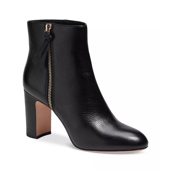 kate spade | Shoes | Kate Spade New York Knott Zip High Heel Booties ...